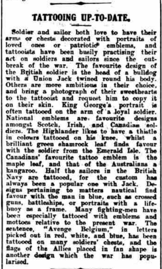 Decorated Warriors – Lucy Betteridge-Dyson